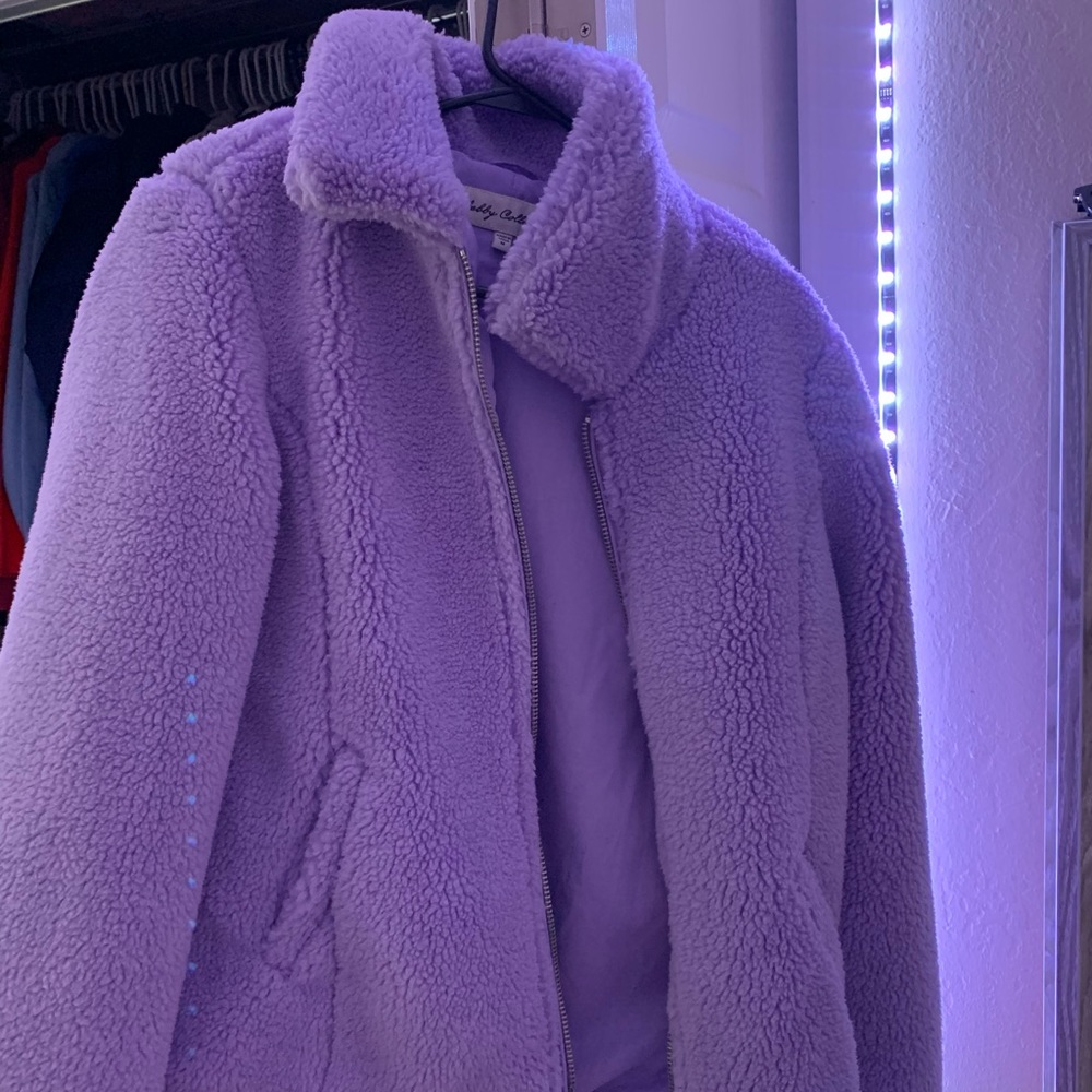 Purple Puffer Jacket - Gem